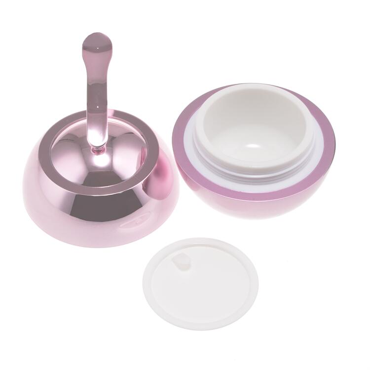 Acrylic Apple Shape Skinare Cream Jar With Spatula AJ48 - Premium ...